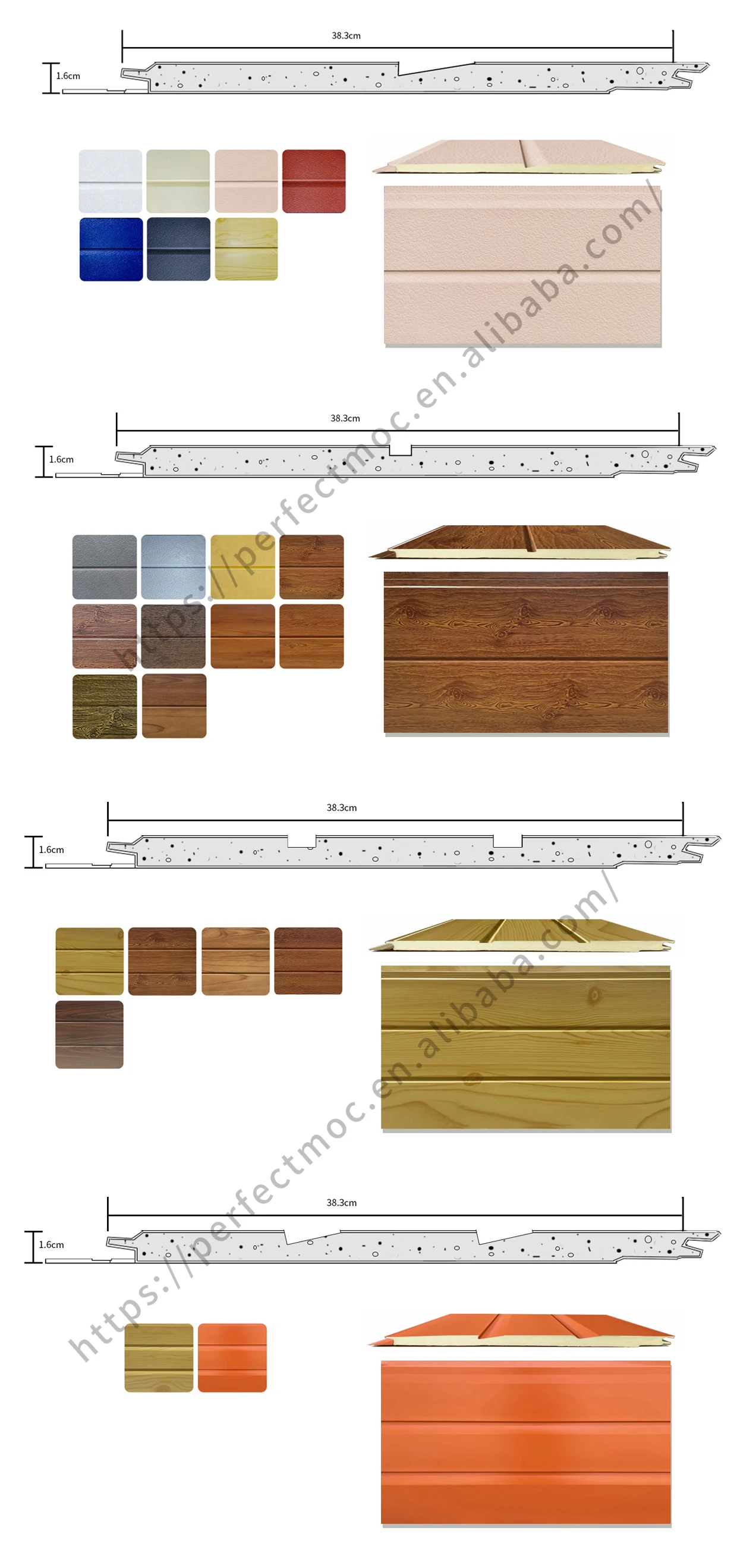 Bft 3d Aluminum Foam Core Insulated Siding Panels Polyurethane ...