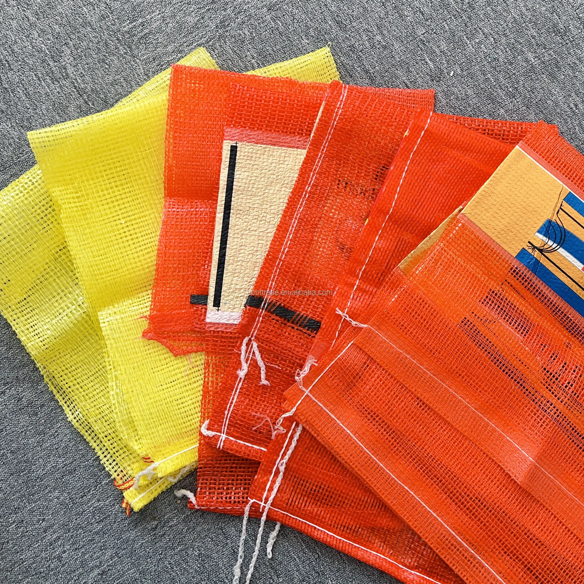 Onion Potato Garlic Fruit Storage Top Laminated Leno Mesh Net Bag - Buy ...