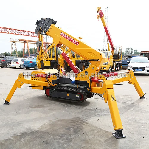 Truck Mounted Crane Tower Crane Building 3 Ton Boom Lift 8 Ton Lifting Belt Spider Cranes - Buy ...