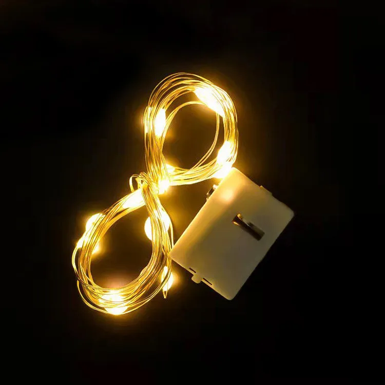 Hot Sales Battery Operated 3m 30 Leds Multicolor Led Fairy Silver ...