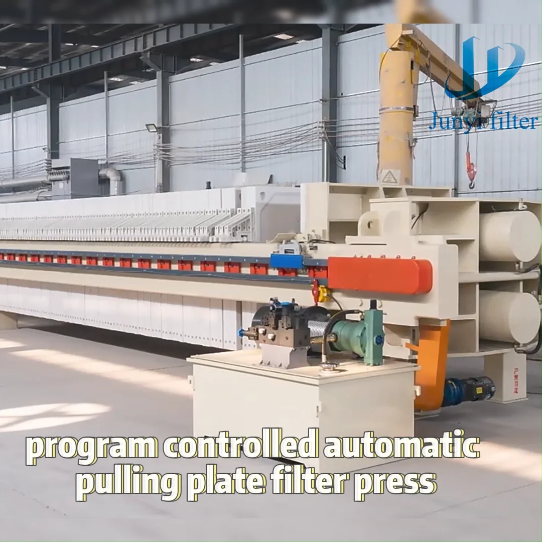 Hydraulic Chamber Program Control Filter Press Cooking Oil Activated ...