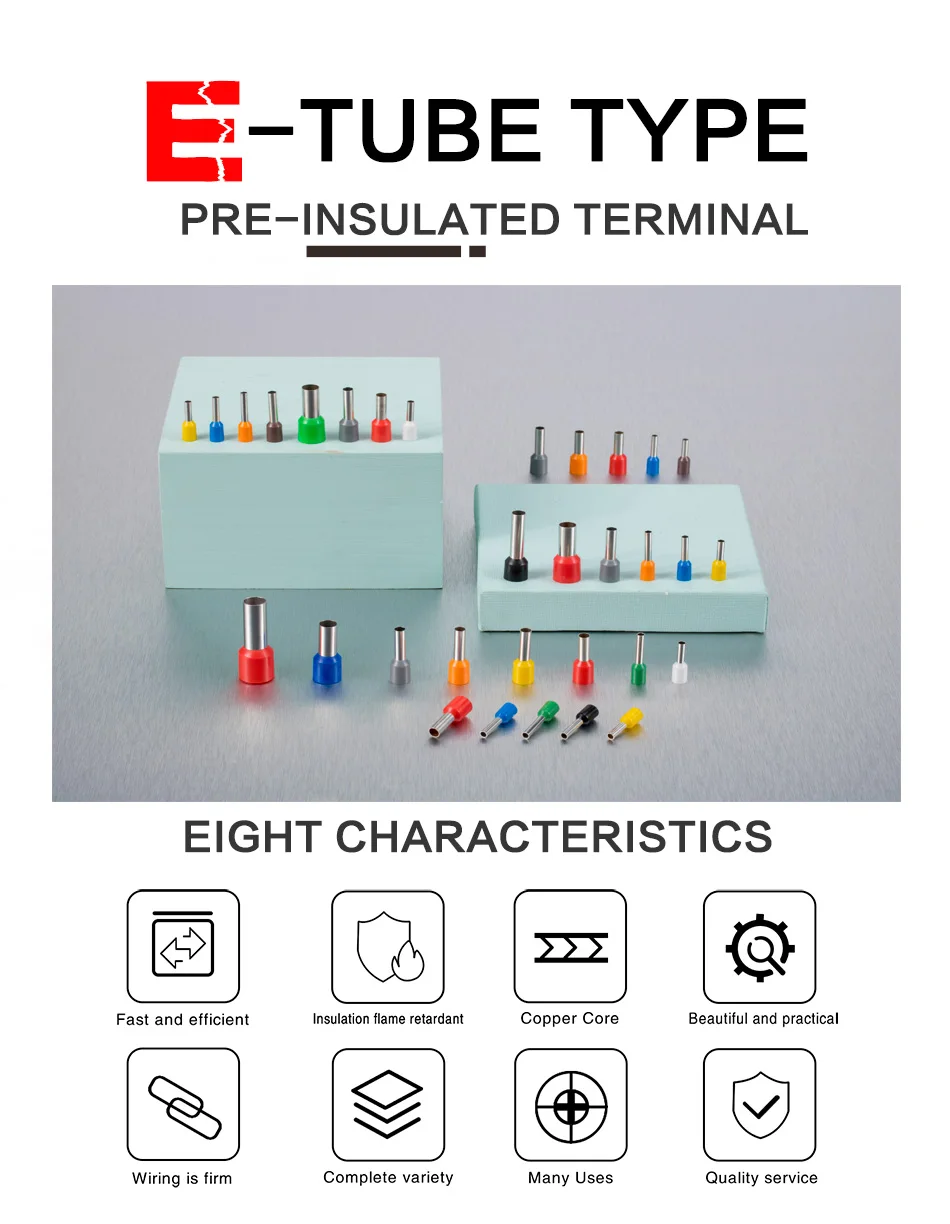 VE1008 Whole Brass PP Terminal Cables - Reliable Connectors