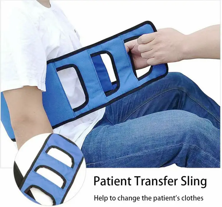 Multi Hole Handles Back Safety Lifting Transfer Boards Sling Belt For ...