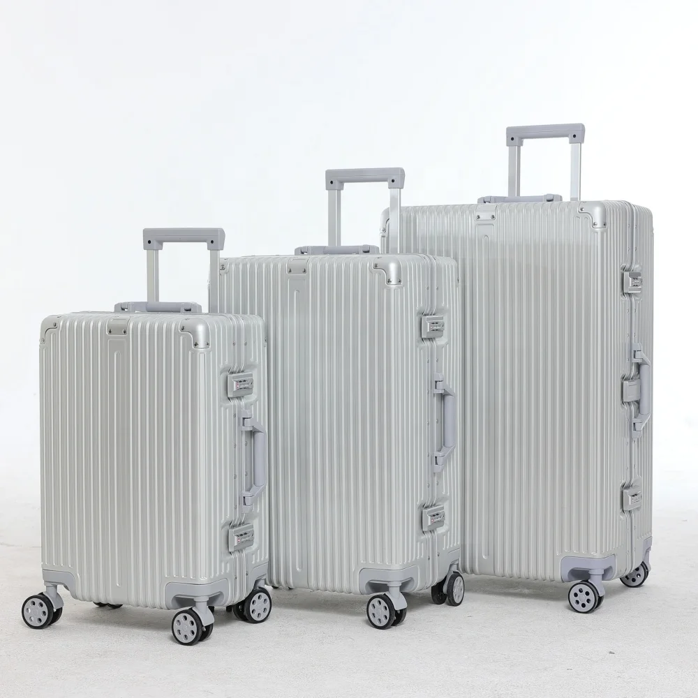 Luggage Travel Set 20 24 28 Inch Pc Shiny Film Hard Shell Cabin Trolley ...