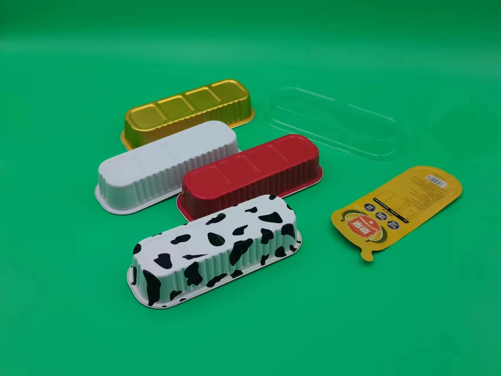 50 Pack Disposable Rectangle Foil Containers 6.8oz Mini Loaf Cake Pans ...