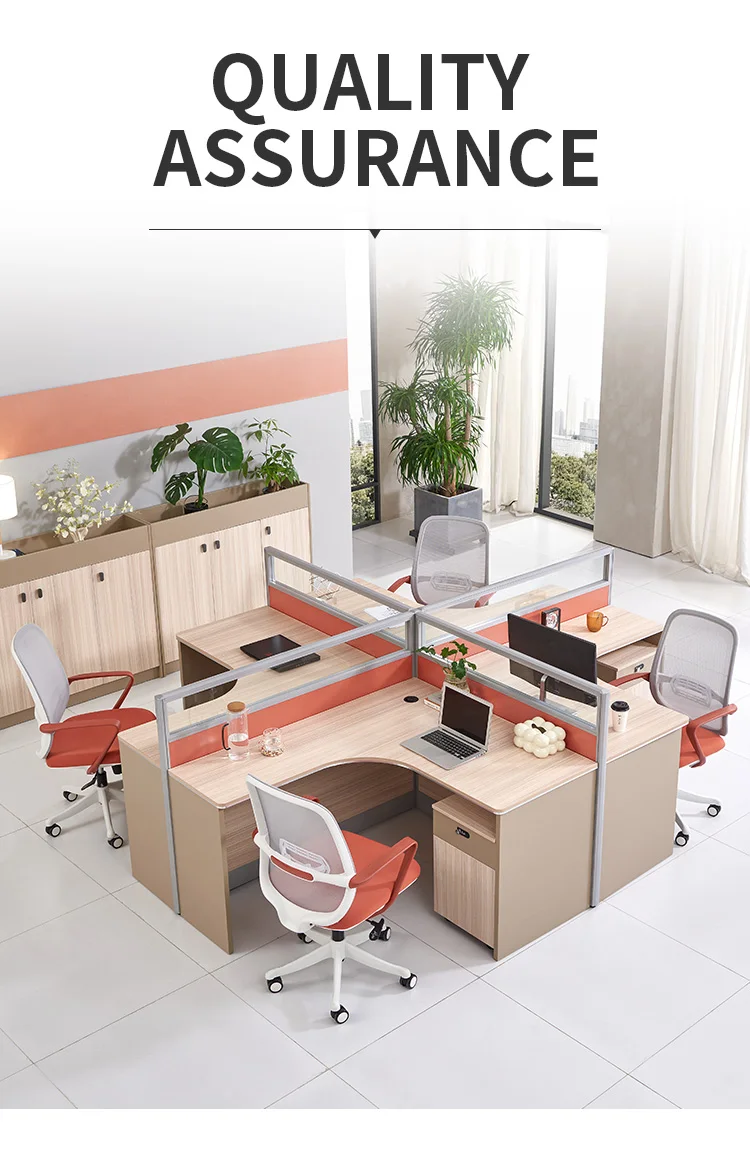 Contemporary Modular Secretary Employee Office Desks Computer Tables ...