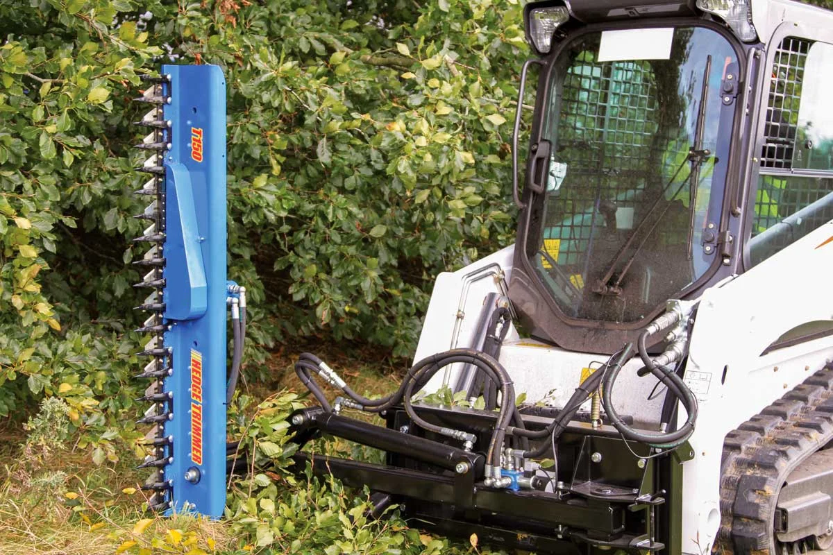 Skid Steer Loaders Excavators Attachment Hydraulic Hedge Trimmer
