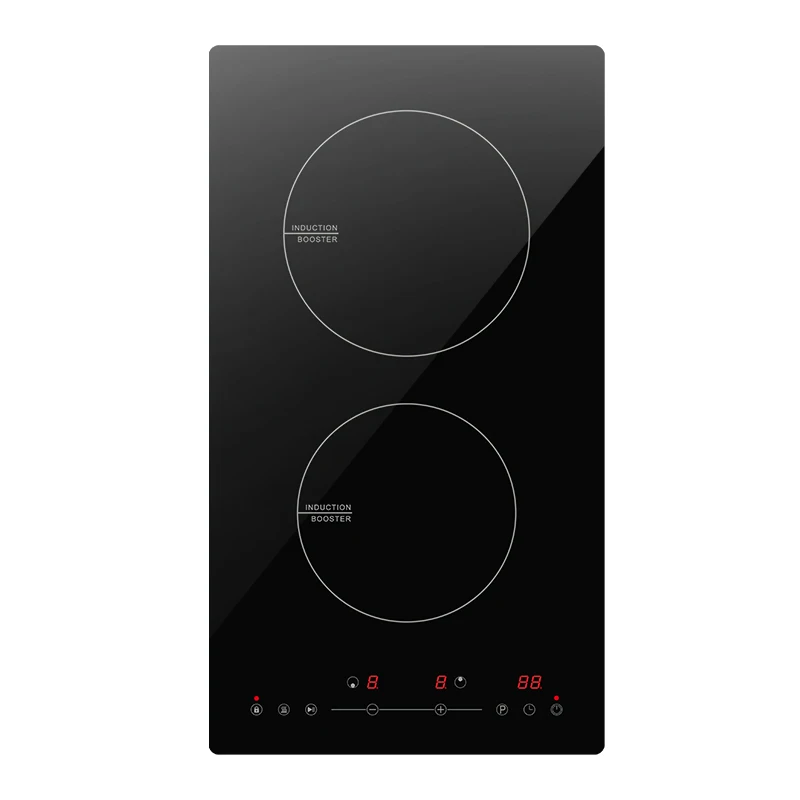 Double Burner 3500w Induction Cooktop Built In Touch Control Electric ...