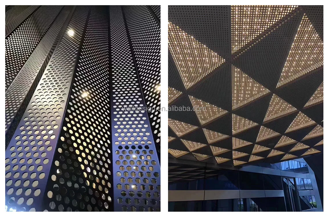 Decorative Exterior Wall Cladding - Perforated Panels