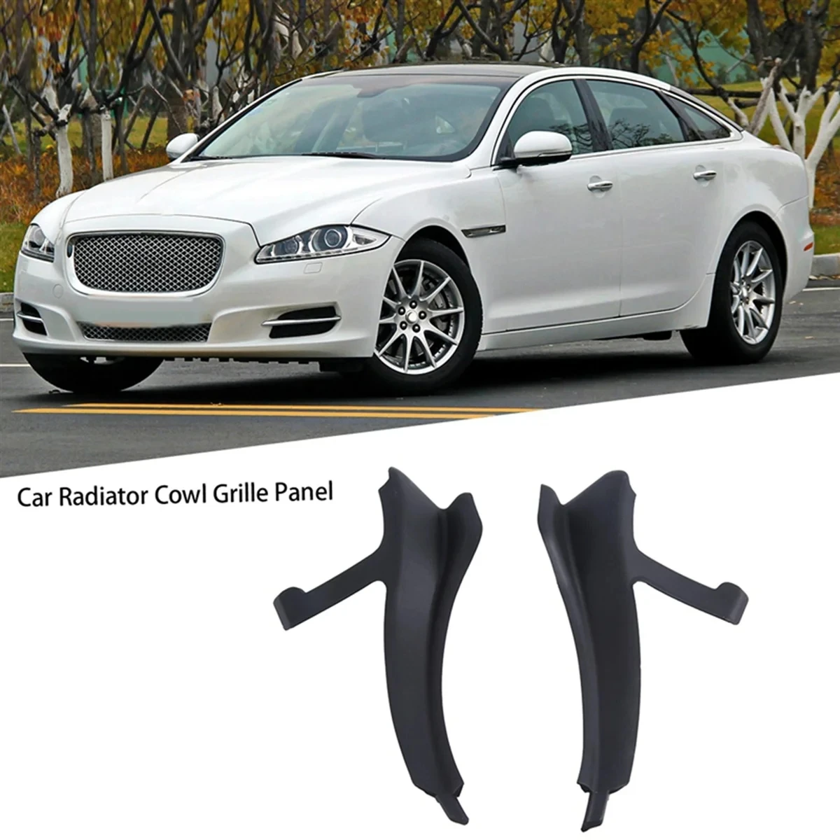 Car Radiator Cowl Grille Panel C2D19712 C2D19713 for Jaguar XJL 2010-2018