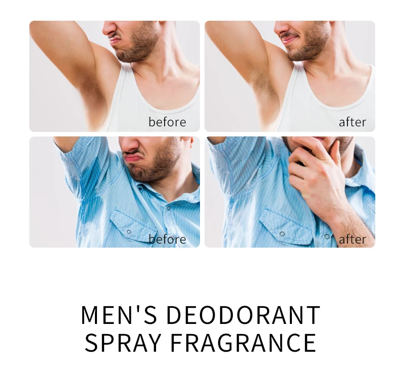 Men Athletic Full Body Spray 48 Hours Deodorant Spray Vegan Deodorant ...