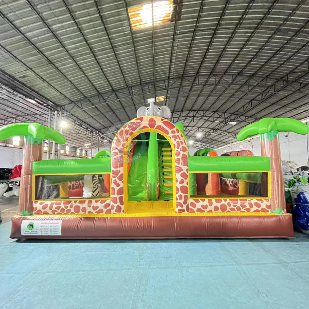 Commercial Pvc Inflatable Bounce House With Slide Inflatable Moon ...