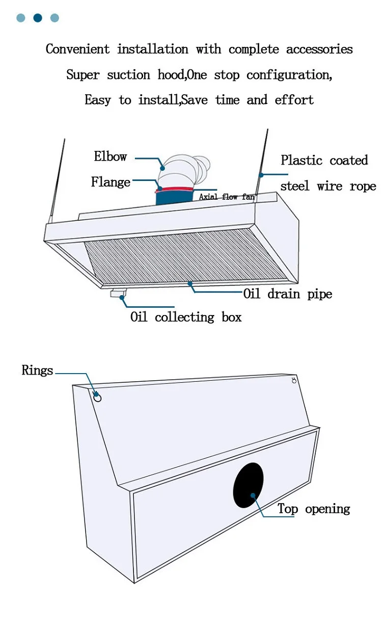 Efficient Kitchen Smoke Absorber - Low Noise Extractor Hood