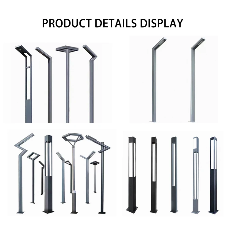 Aluminum Profile Outdoor Landscape Landscape Lighting Garden Lamp Post ...