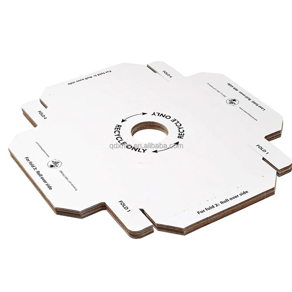 Eco Friendly Recycled Kraft Paper Corrugated Cardboard Trash Bin Can ...