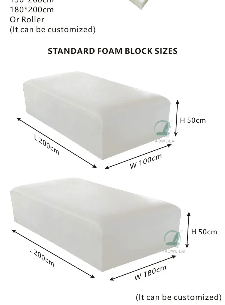 Customized Soft High Density Memory Foam Sheets - PU Foam Mattress ...