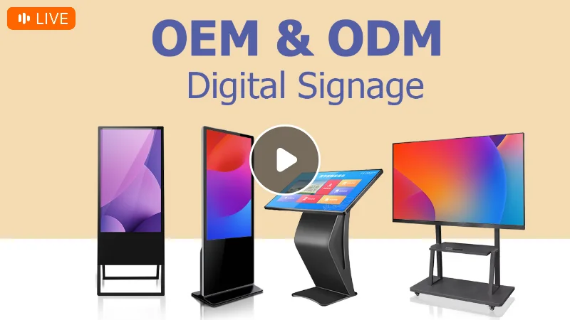 Digital Signage Display Manufacturer Promotion Product Show Stream 2023 ...