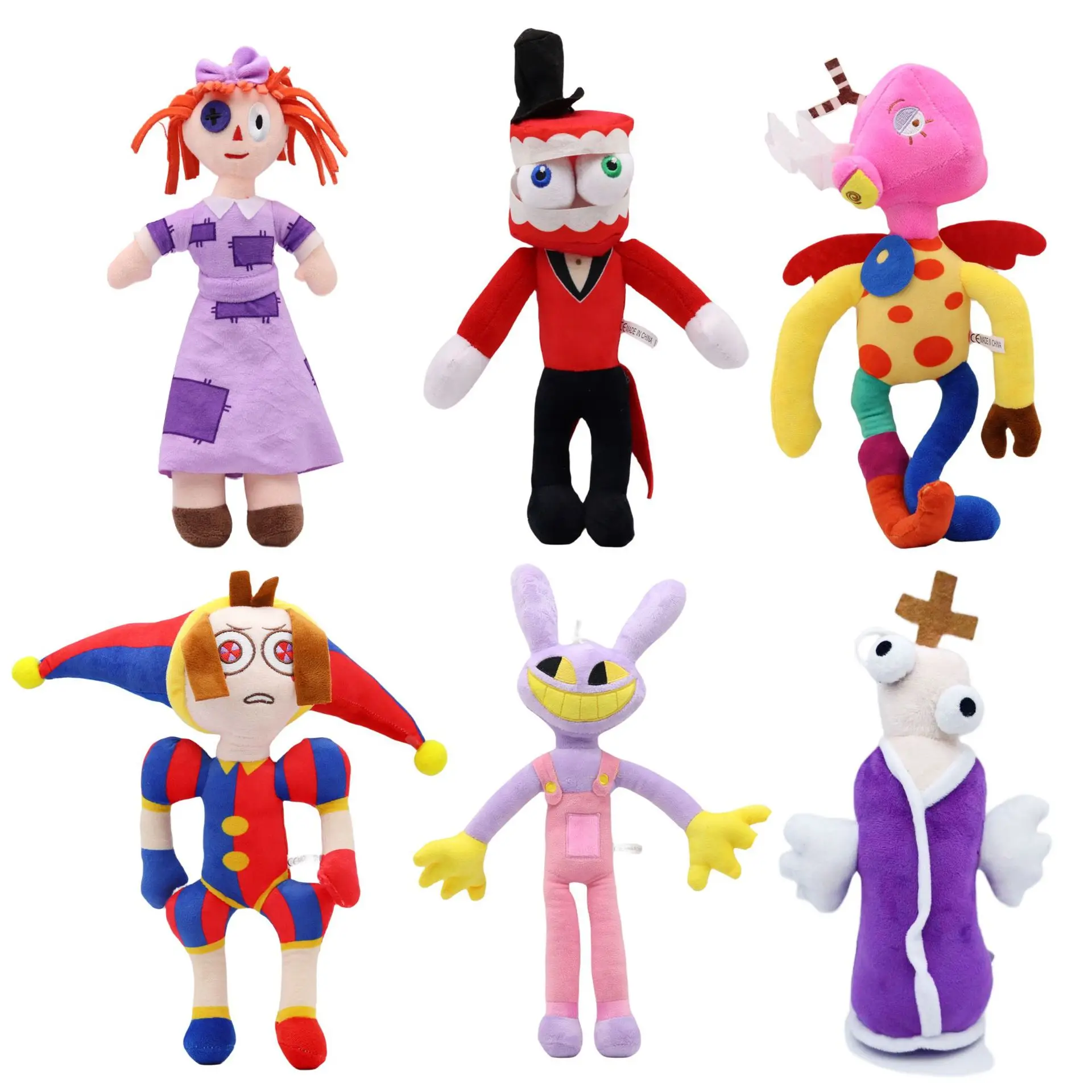 Hot The Amazing Digital Circus Pomni Jax Plush Kawaii Cartoon Soft ...