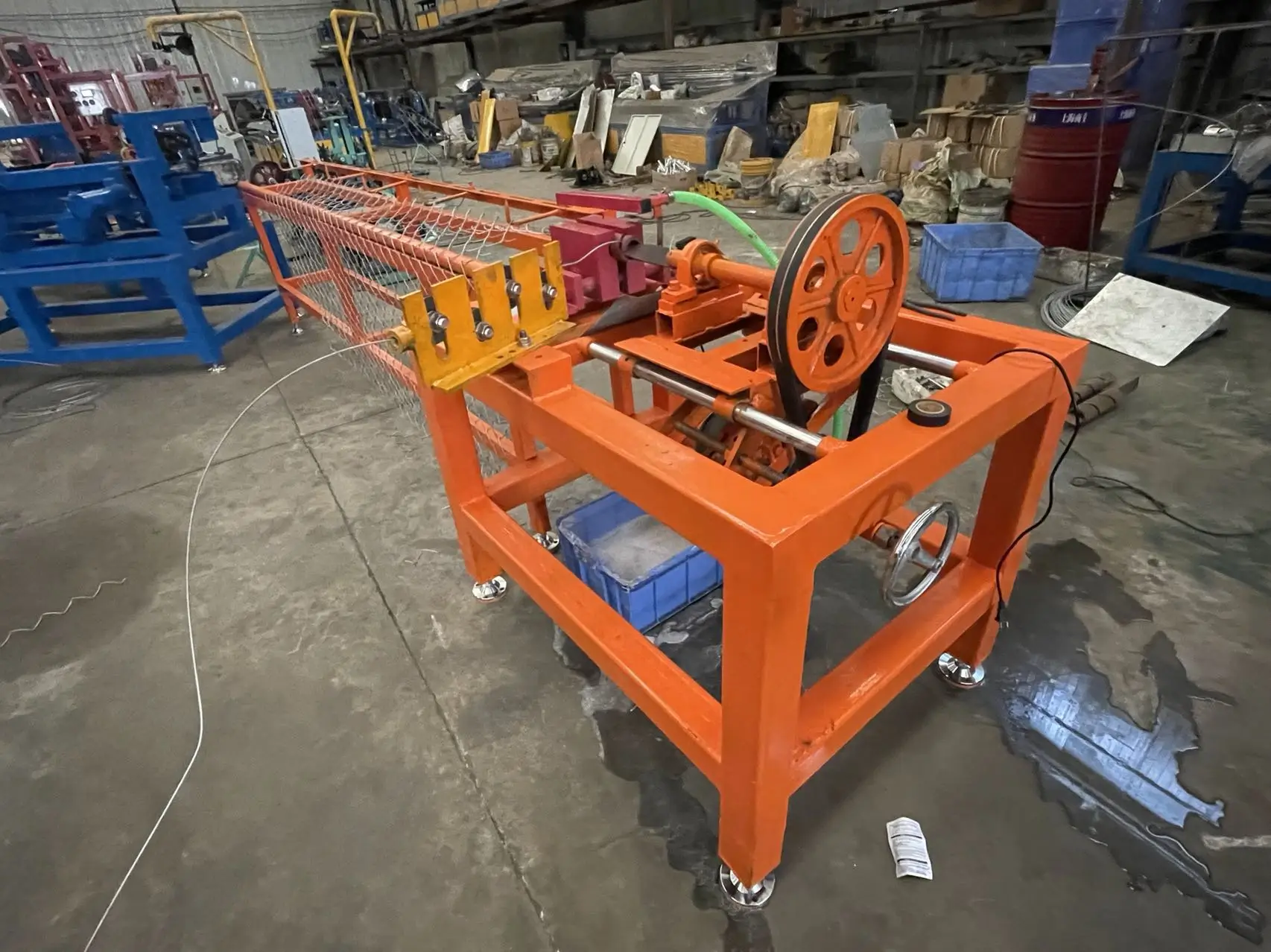 Semi Automatic Chain Link Fence Making Machine - 3 Years Warranty