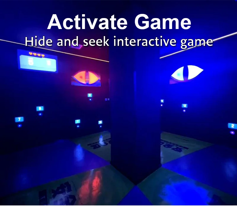 Playground Active Room Hide Game Interactive Light-up Game Rooms for ...