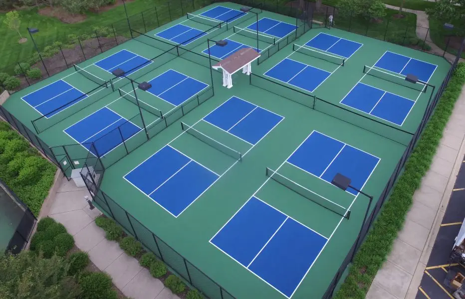 Backyard Pickleball and Basketball Court - Portable Flooring