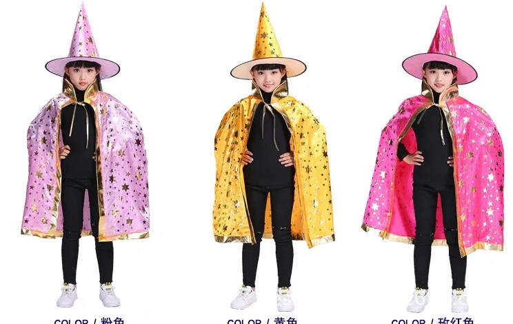 Wholesale Halloween Cosplay Cloak - Custom Children's Pentagram Capes