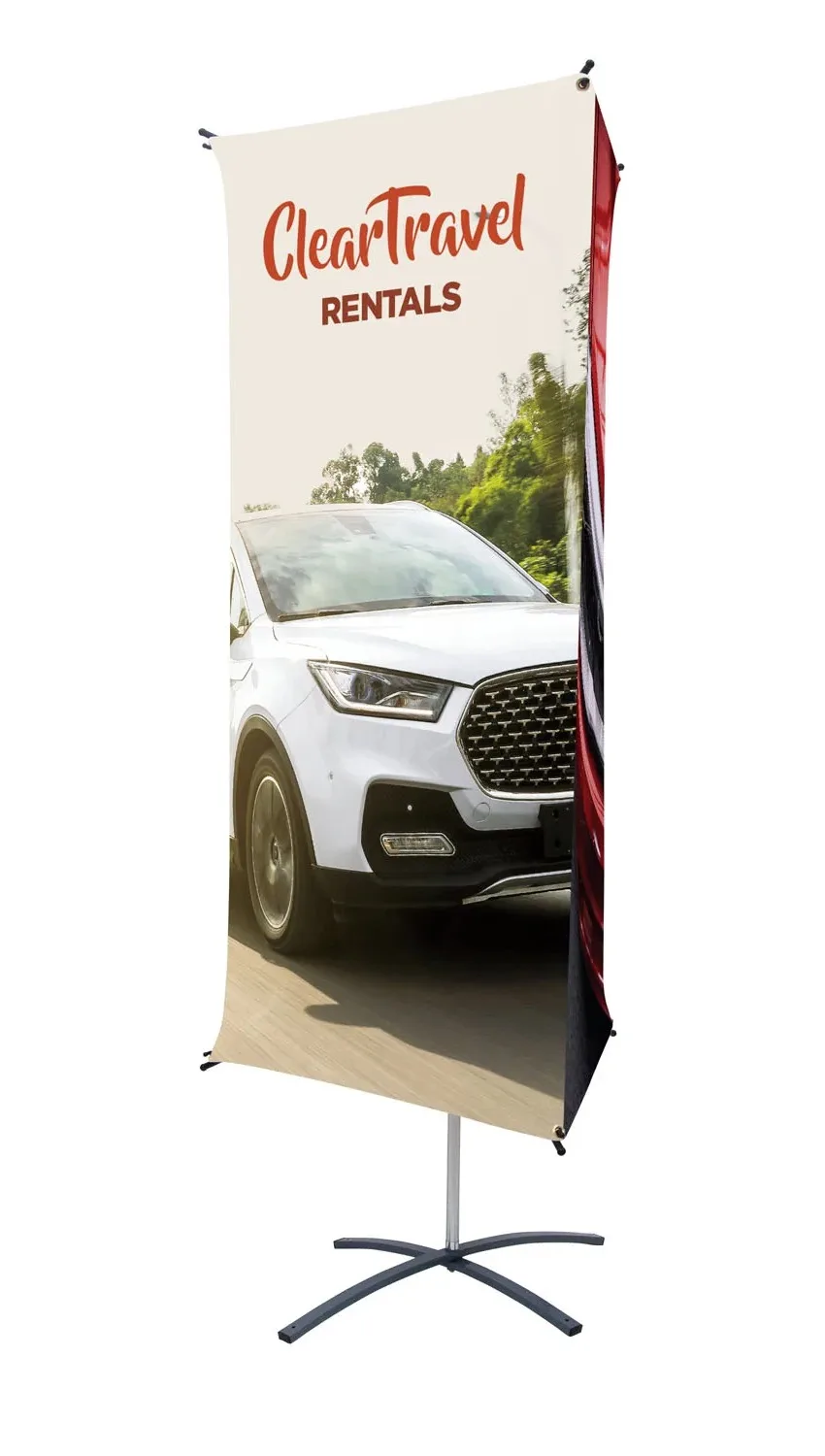 Custom Trinity Banner Display Kit Triangle Tower Display Printed Banner ...