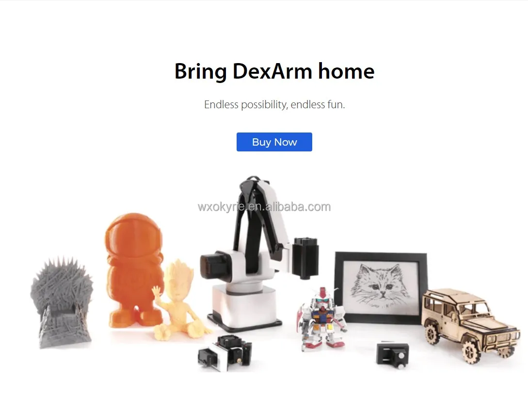 High Precision Small Industrial Robot Arm with Motor & Gearbox for ...