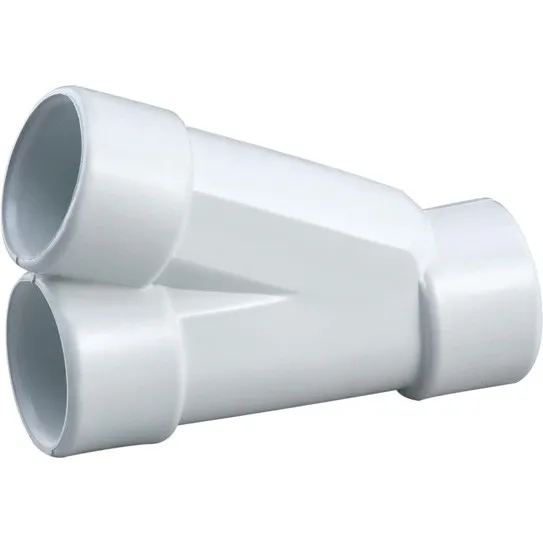 Pvc Plastic Pipe Branch Fitting For Bathtub Pvc Y Fittings Y Pipe ...