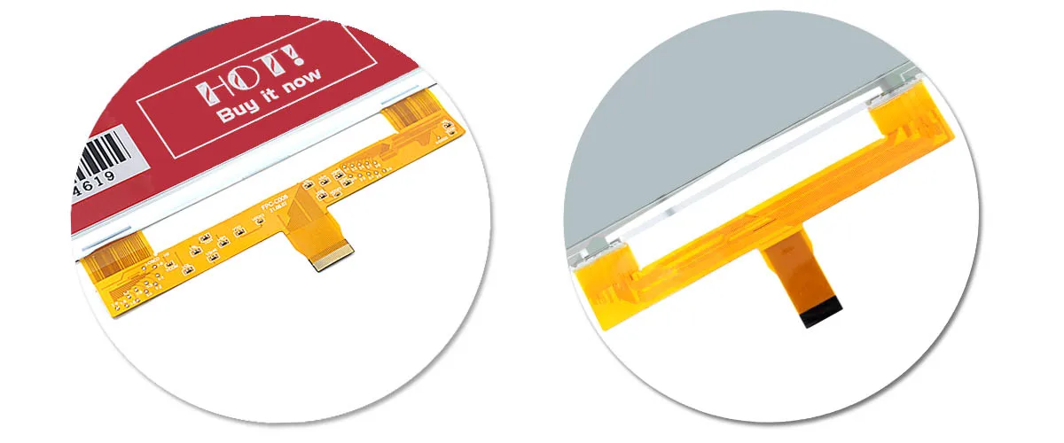 Color Menu Epaper Screen Module 12.48" - Large Eink Display