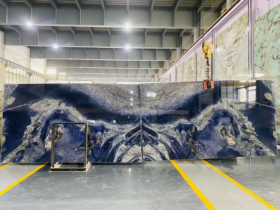 Blue Bahia Granite Countertops for Modern Kitchens - Natural Stone ...