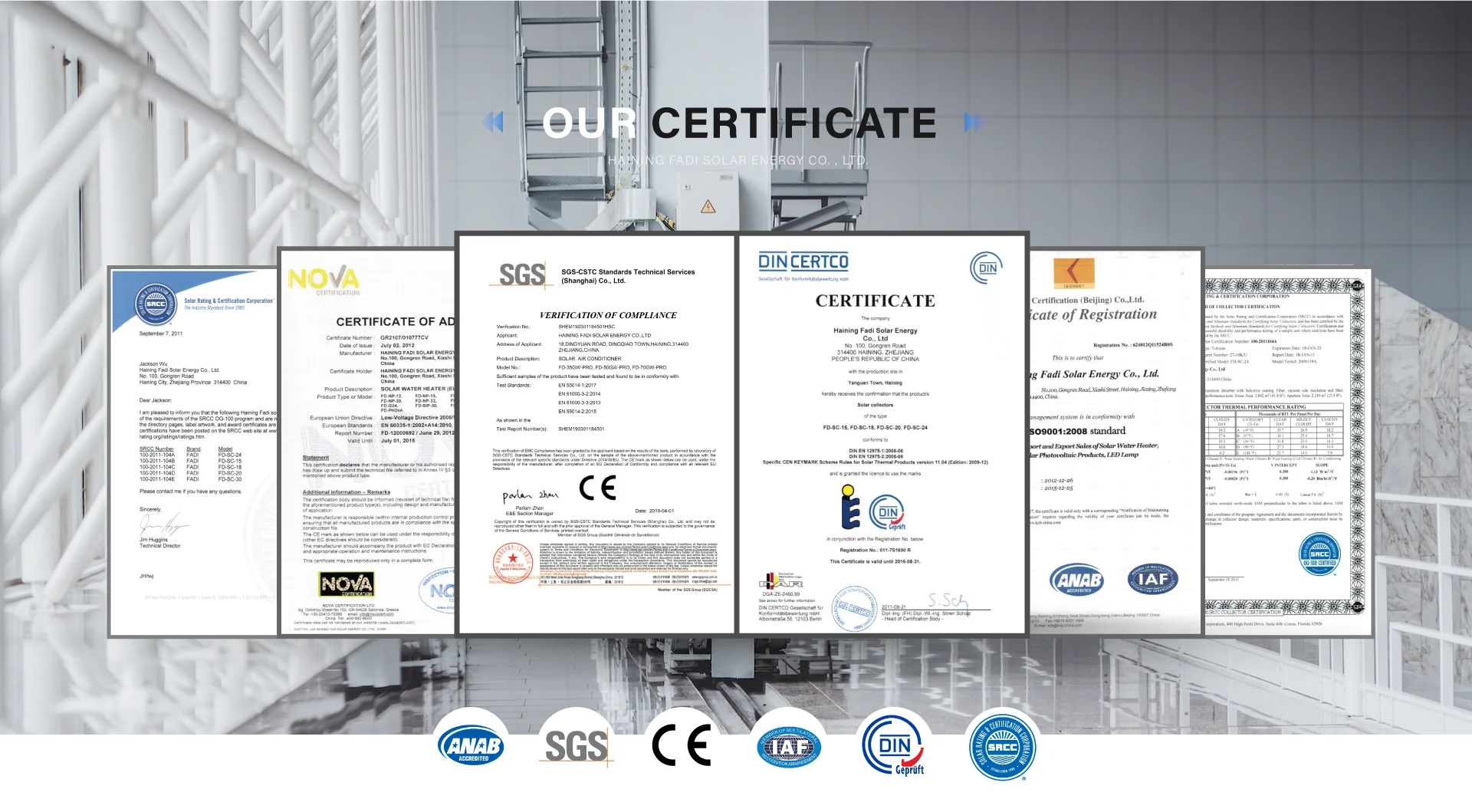 Company Overview - Haining Fadi Solar Energy Co., Ltd.