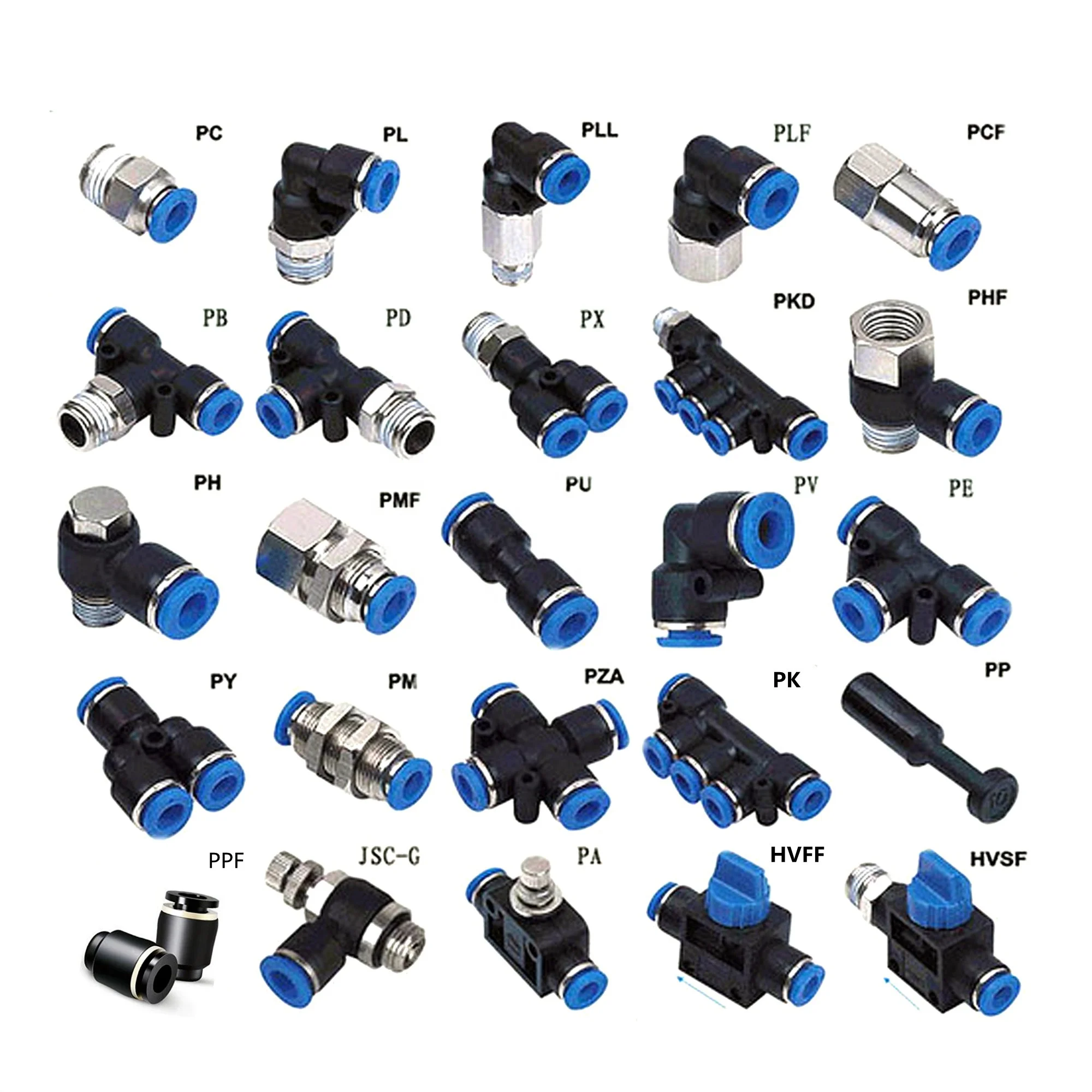 China Push in to Connect Fittings Straight Male Threaded Stainless ...