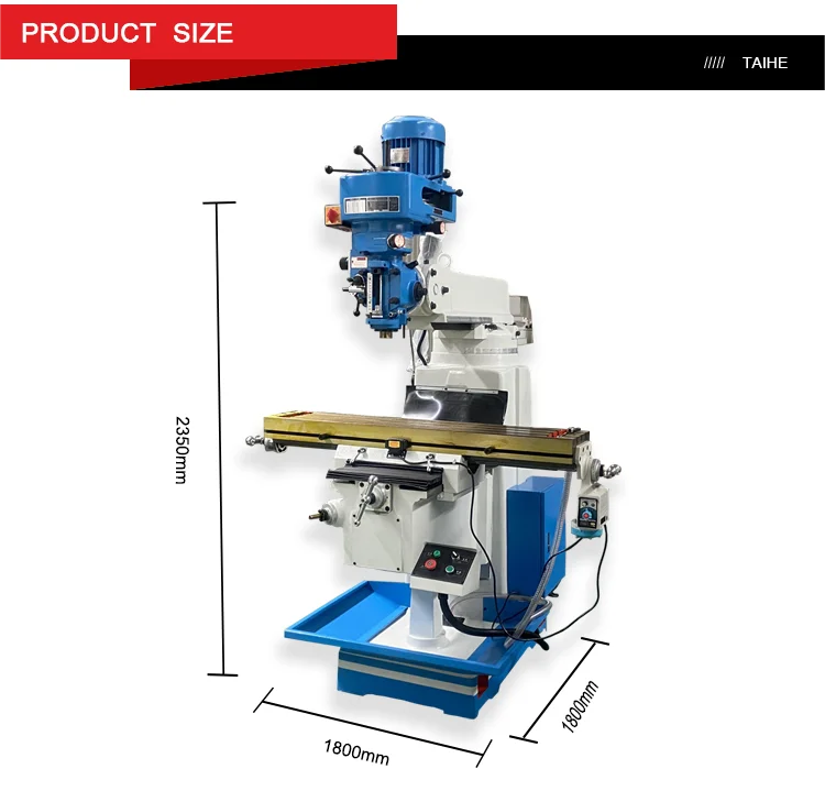 X6325 Vertical Manual Universal Milling Machine New Condition R8 Medium ...