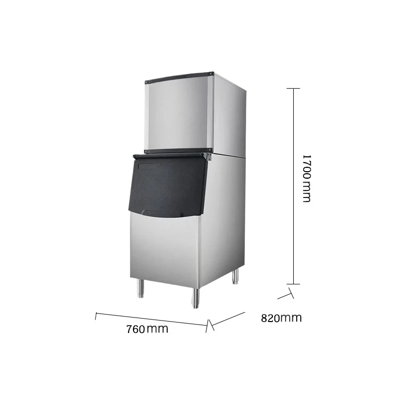 300kg 400KG 500kg 1000kg Commercial Ice Machine Cube Ice Maker Machine ...
