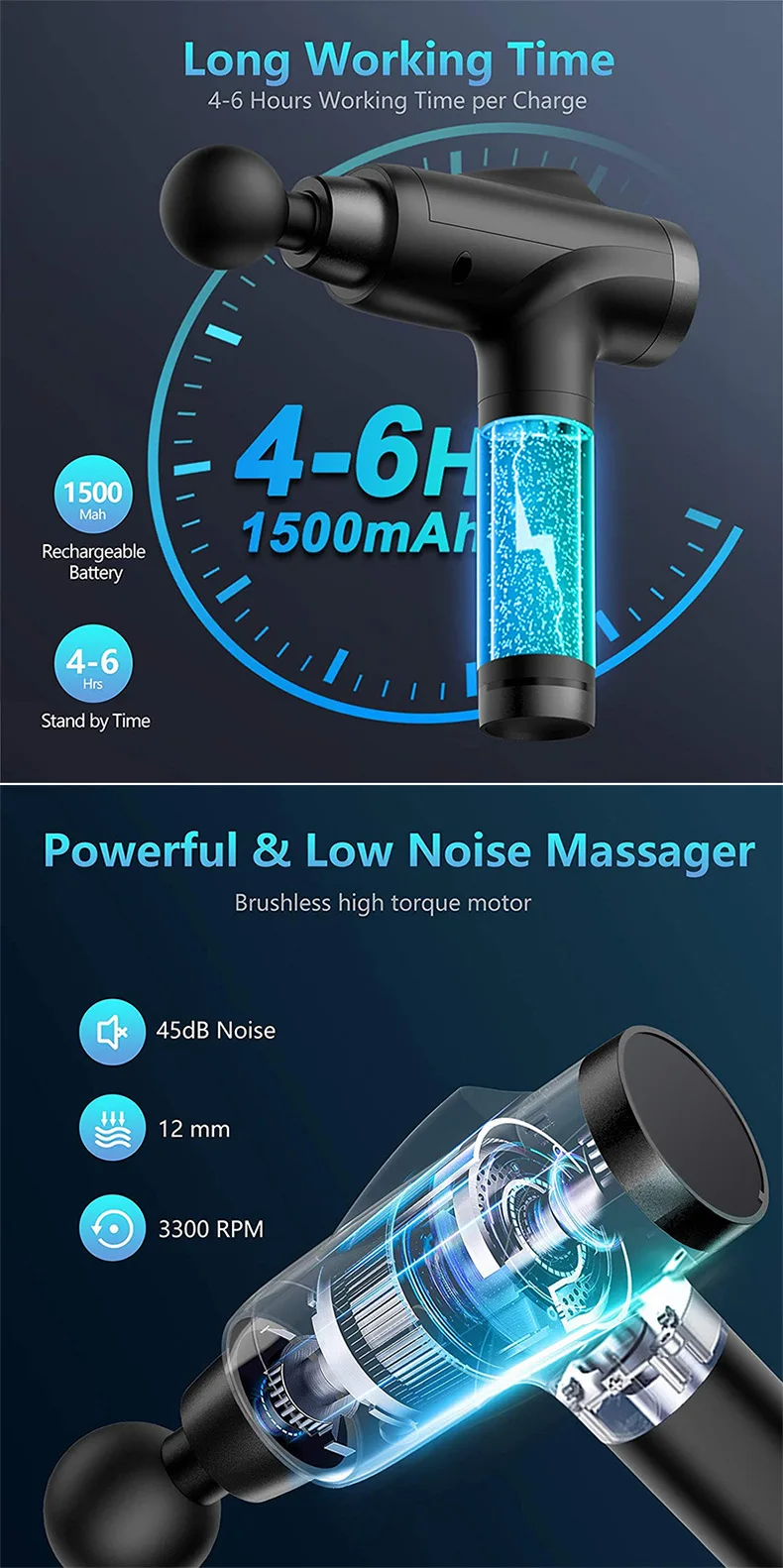Portable Massager Hammer Smart Handheld Motor Muscle Massager| Alibaba.com
