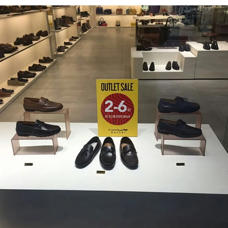 Stainless Steel Shoe And Bag Display Rack Is Suitable For Shopping Mall ...