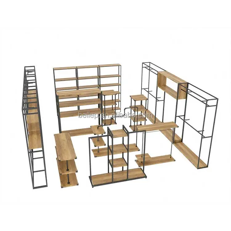 Wholesale Custom Metal Clothes Display Rack Clothes Stand Boutique ...