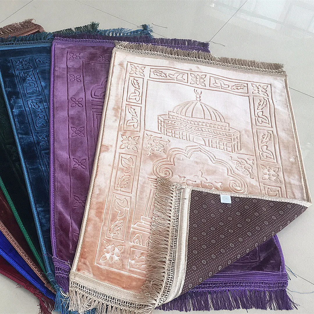 Islamic Prayer Mat Thick Muslim Prayer Mat 100% Pure Ramadan Modern ...