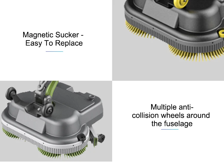 High Quality Small Wireless Double Scrubber Machine Folding Floor ...