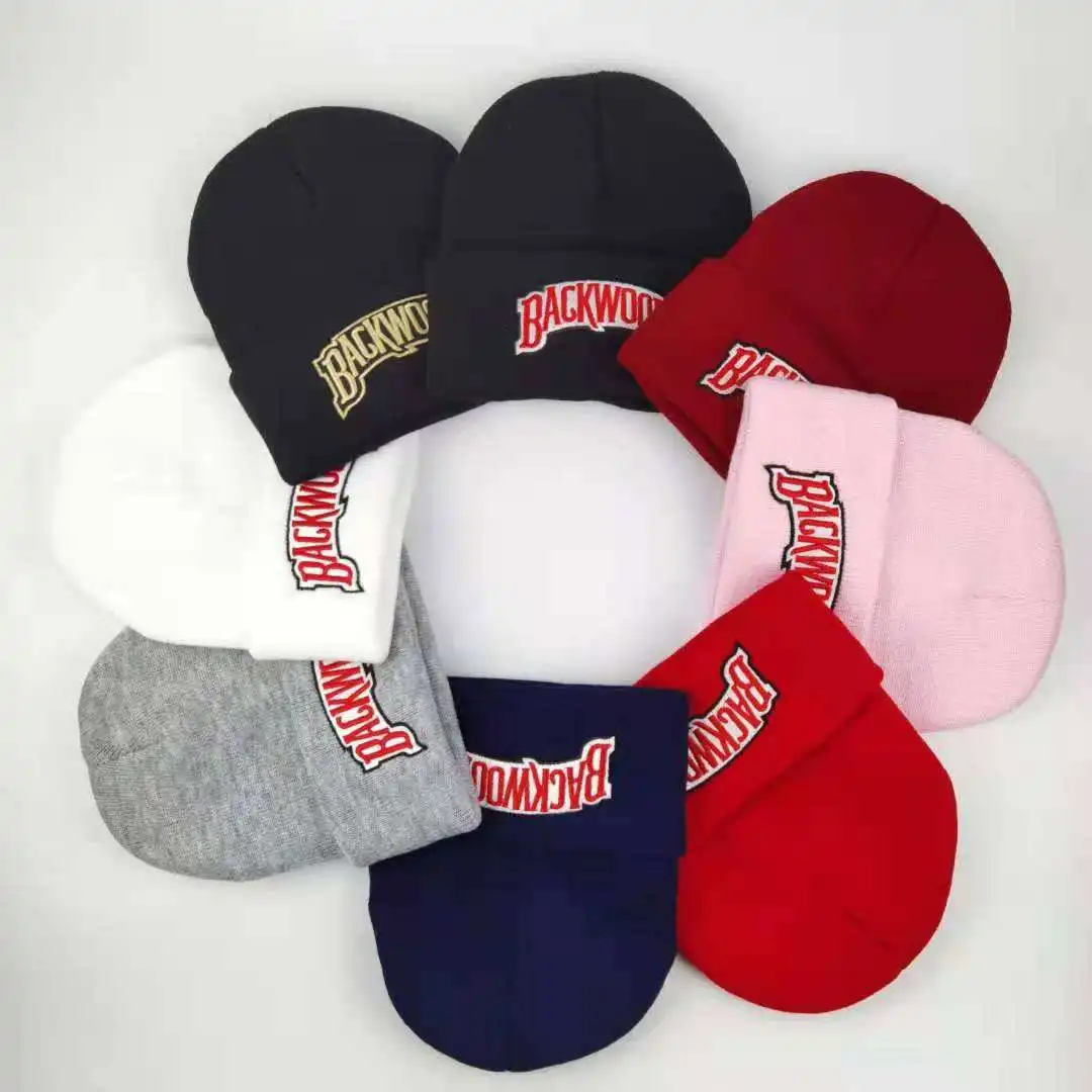 Wholesale Custom Knitted Embroidered Warm Winter Beanie Designer ...