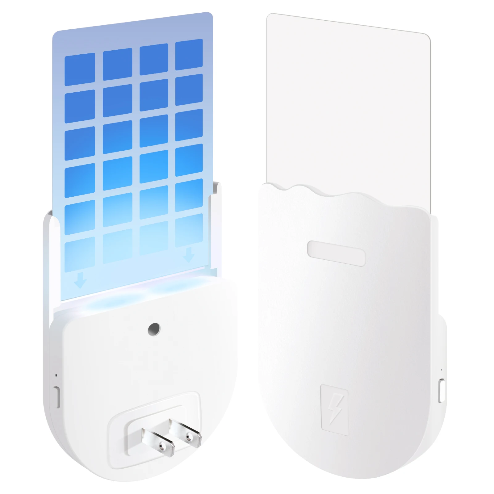 Sticky Board Uv Light Fruit Flies Mosquitoes Gnat Catcher Fly Traps ...