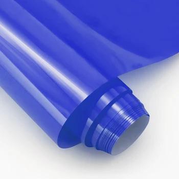 Blue Matte Surface Easy To Weed Vinyl Roll Heat Transfer Vinyl ...