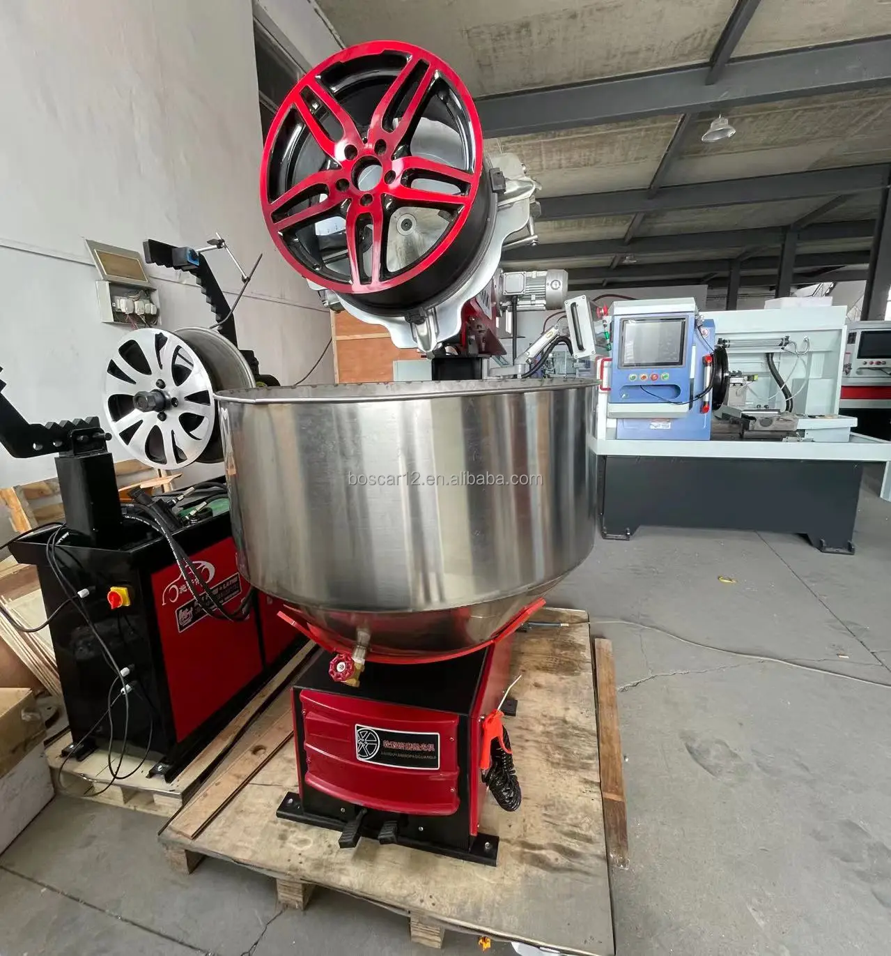 Fully Automatic Rims Refurbishment and Polishing Machine