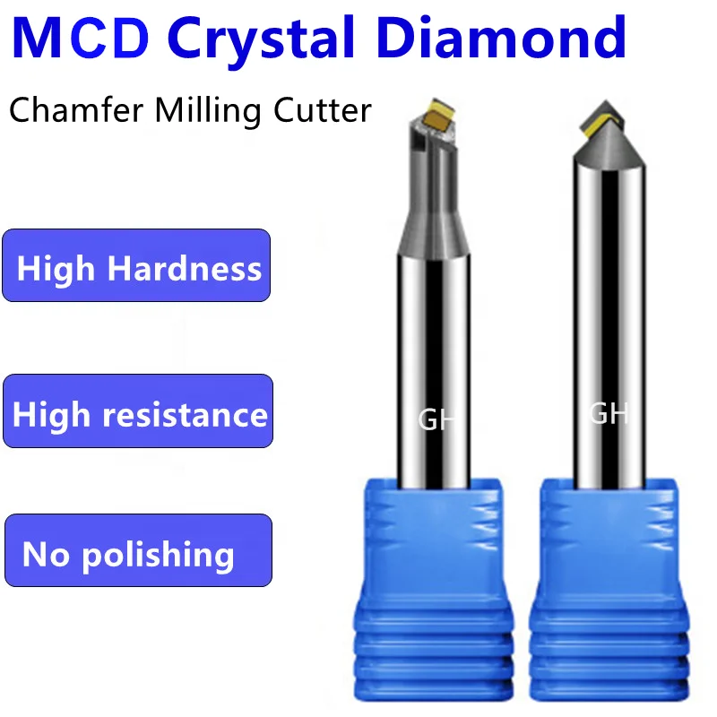 High Gloss Diamond Chamfering Milling Cutter MCD Tools