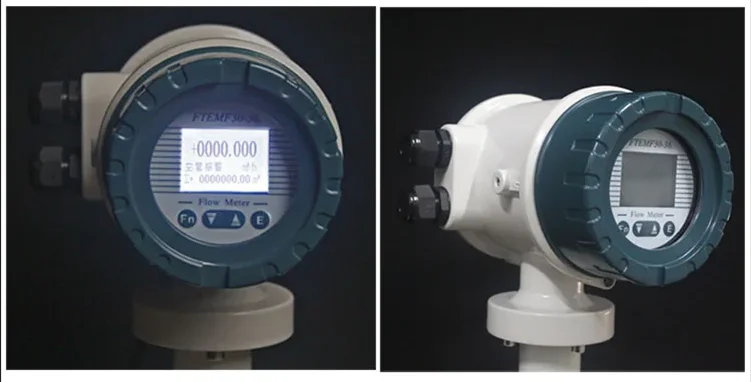 DN100mm RS485 Effluent Sewage Engineering Flowmeter Magnetic ...