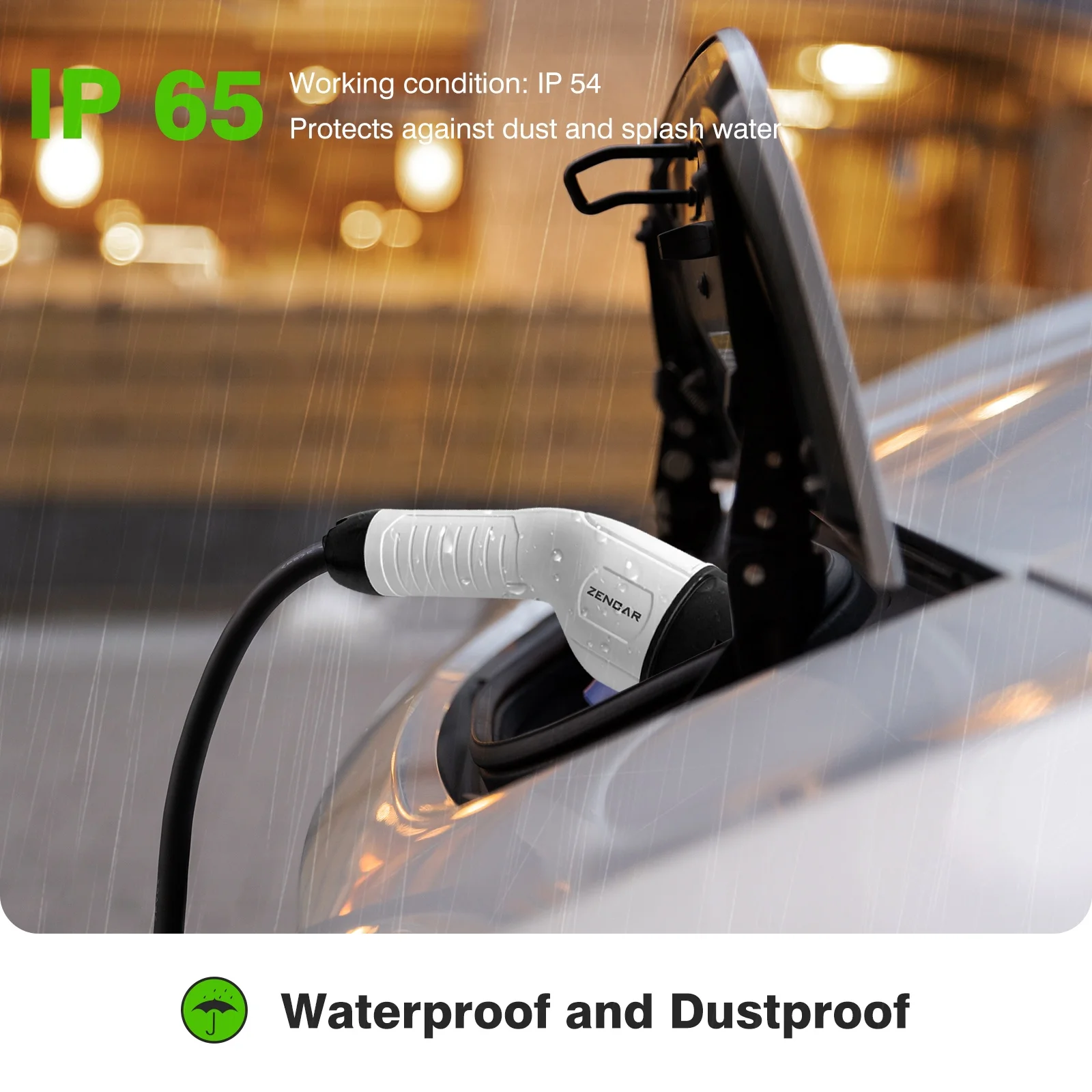 Zencar Wallbox 32a 22kw Ev Charger Fast Home Ev Wall Mounted Charging ...