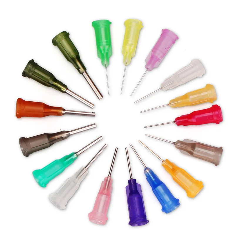 0.5 Inch 19 Different Gauge Threaded Blunt Tip Syringe Dispensing ...