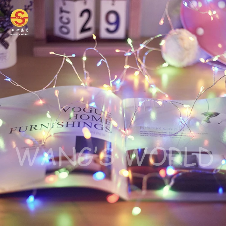 6M 200L Adapter Controller Garland LED Firecracker String Lights Christmas Cluster Light ...