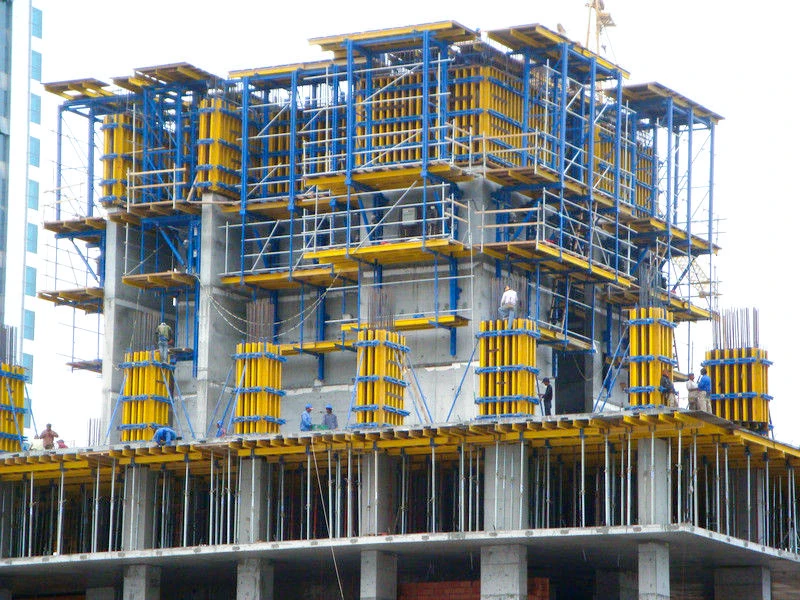 ZEEMO Formwork System for Efficient Concrete Column Building